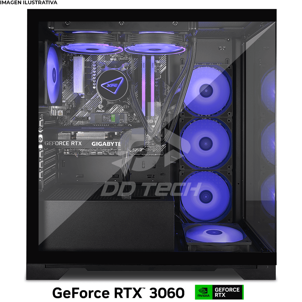 Computadora PRIDE GAMING XPG XENIA / AMD Ryzen 5 5500 4.2GHz / RTX 3060 ...