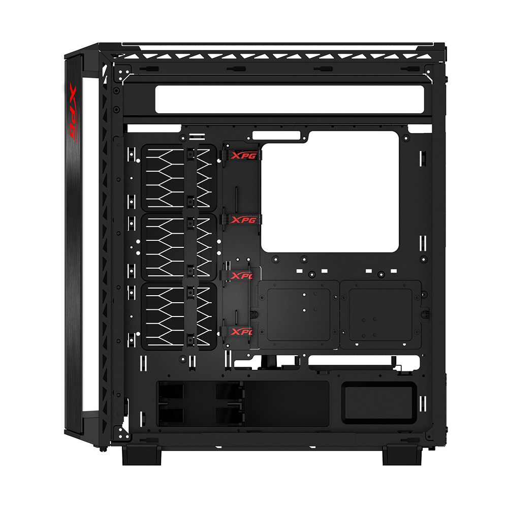 Gabinete XPG Battlecruiser II RGB Black / Cristal Templado / USB 3.2 ...
