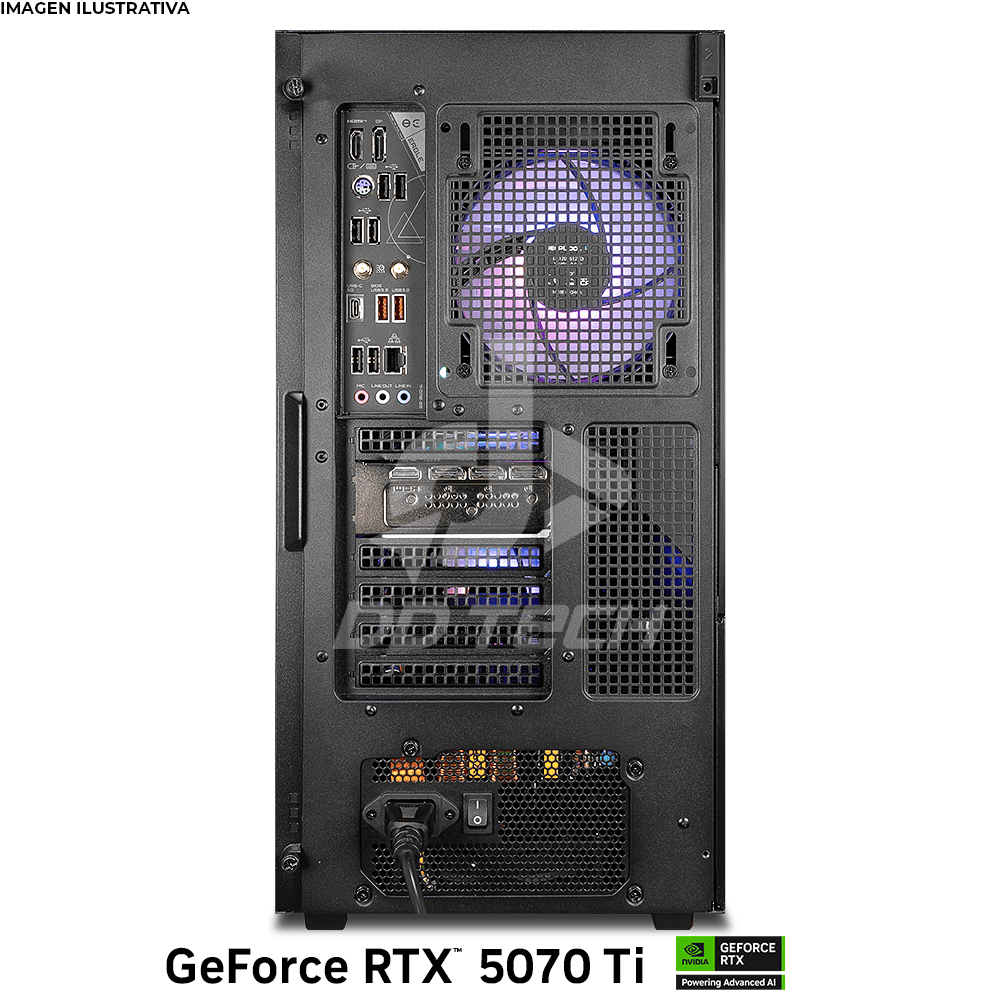 Computadora PRIDE GAMING MONKEY / NVIDIA GeForce RTX 5070 TI / AMD ...