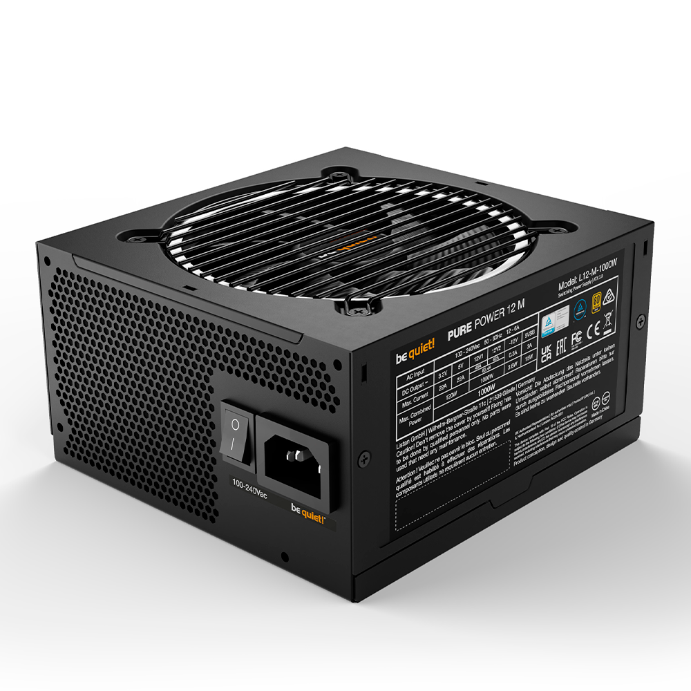 Fuente de Poder be quiet! Pure Power 12 M / Modular / 1000W 80+ Gold ...