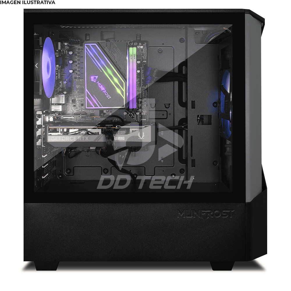 Computadora PRIDE GAMING OSTRICH V4 / AMD Ryzen 5 5500 / RTX 5050 8GB ...