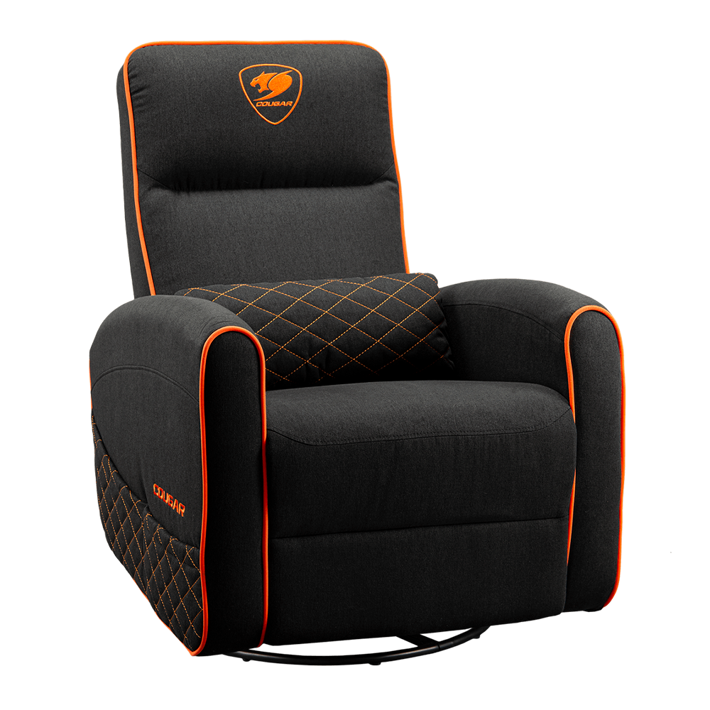 Sofá Gamer Cougar Fidom / Hasta 150kg / Negro/Naranja / 3MFDFORB.0001 ...