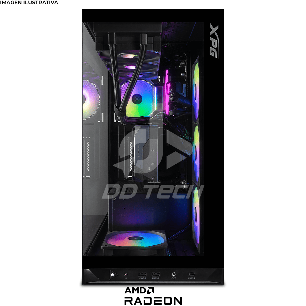 Computadora PRIDE GAMING LEOPARD / RADEON RX 9070 XT / AMD RYZEN 7 ...