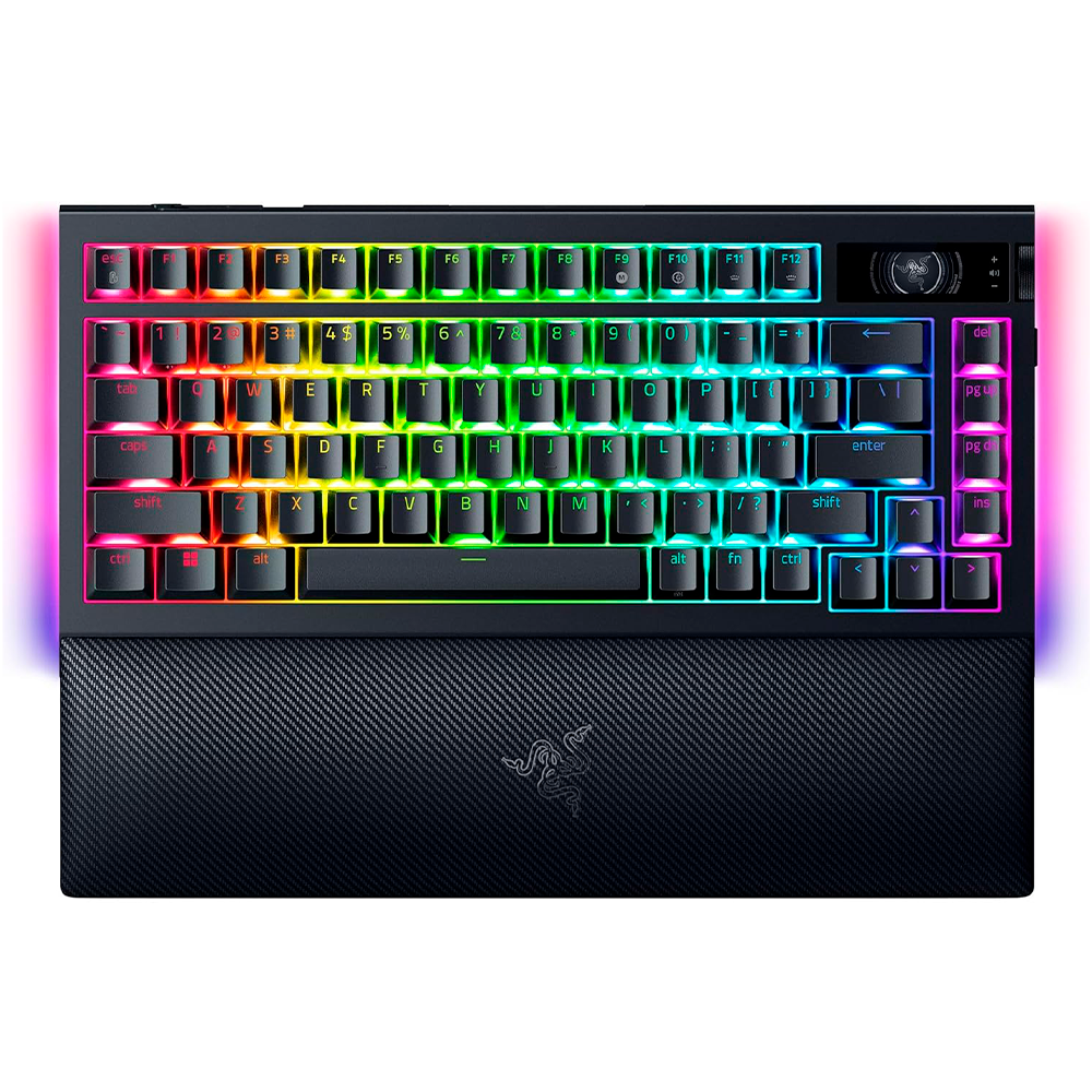 Teclado Gamer Razer BlackWidow V4 PRO 75% / Inlámbrico / Chroma RGB ...
