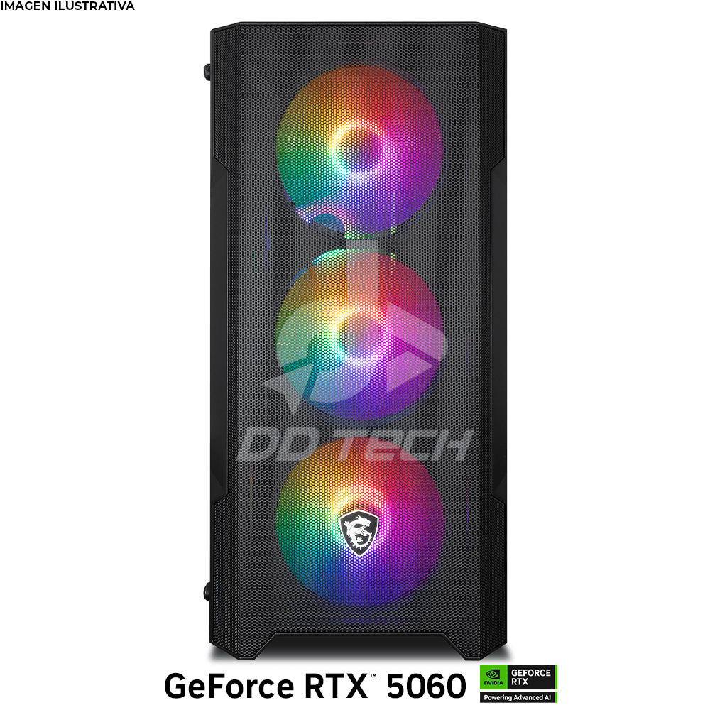 Computadora PRIDE MSI ANACONDA / NVIDIA GeForce RTX 5060 / AMD Ryzen 5 ...