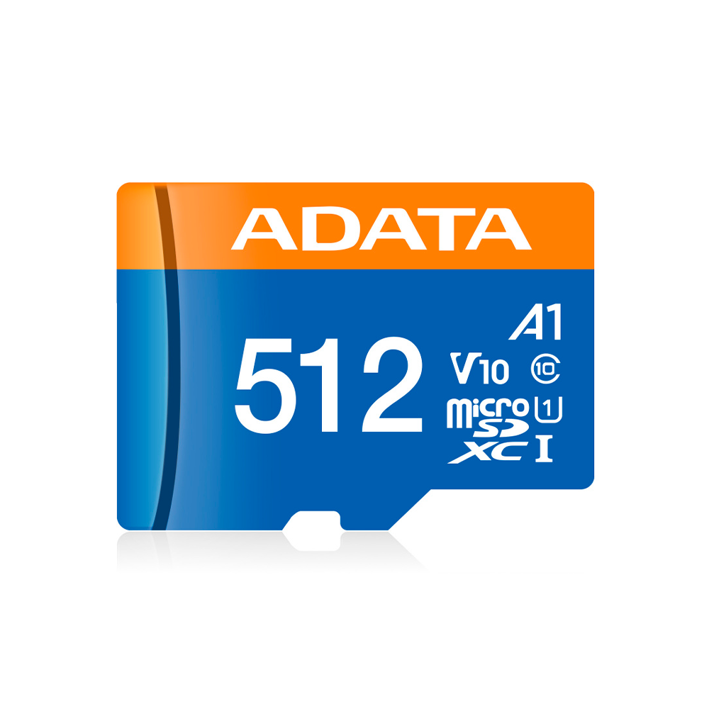 Memoria Flash Adata Premier / 512GB MicroSDXC UHS-I Clase 10 / Con Adaptador / AUSDX512GUICL10A1 ...