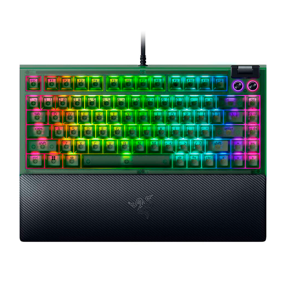 Teclado Razer Blackwidow V4 75% / Alámbrico / Mecánico / Orange Switch ...