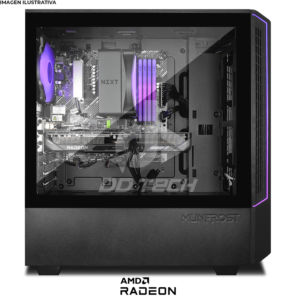 Computadora PRIDE GAMING GOAT V6 / AMD Radeon RX 9060 XT / AMD RYZEN 5 ...