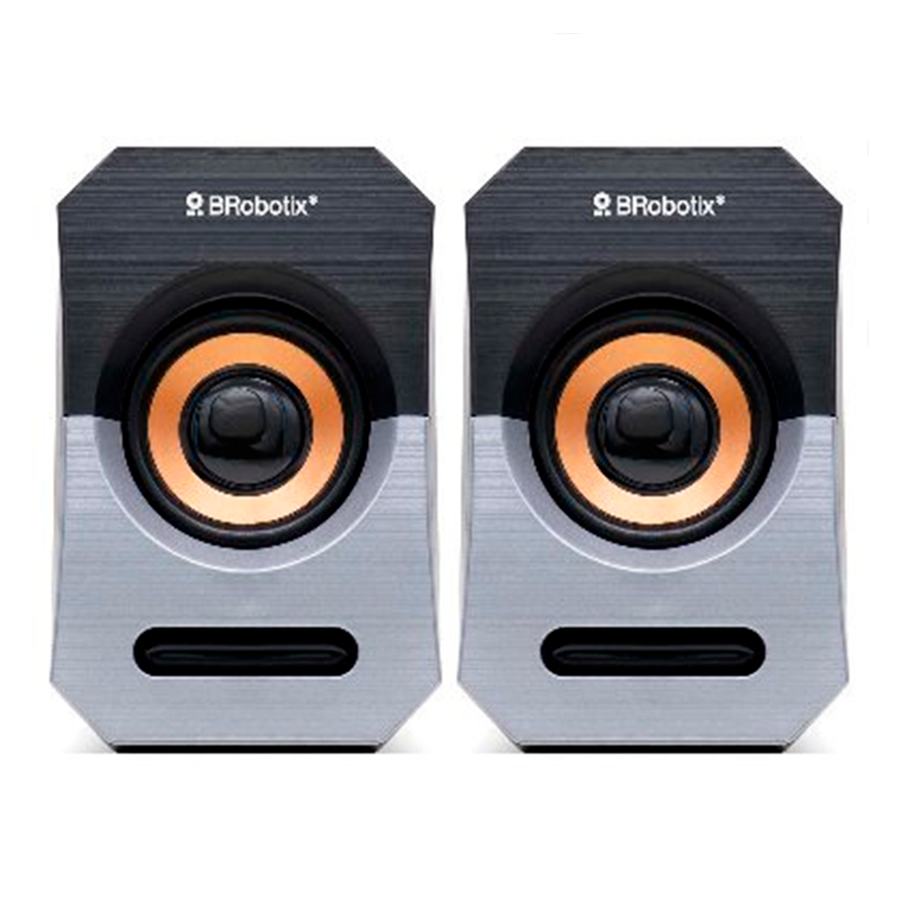 Bocinas Portátiles BRobotix 963913 / Alámbrico / 2.0 Canales / 5W RMS ...