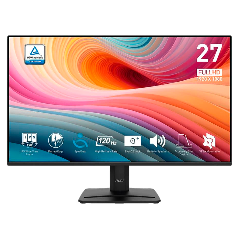 Monitor MSI PRO MP275 E2 / 27” / FHD / 1920x1080 / IPS / 120Hz ...