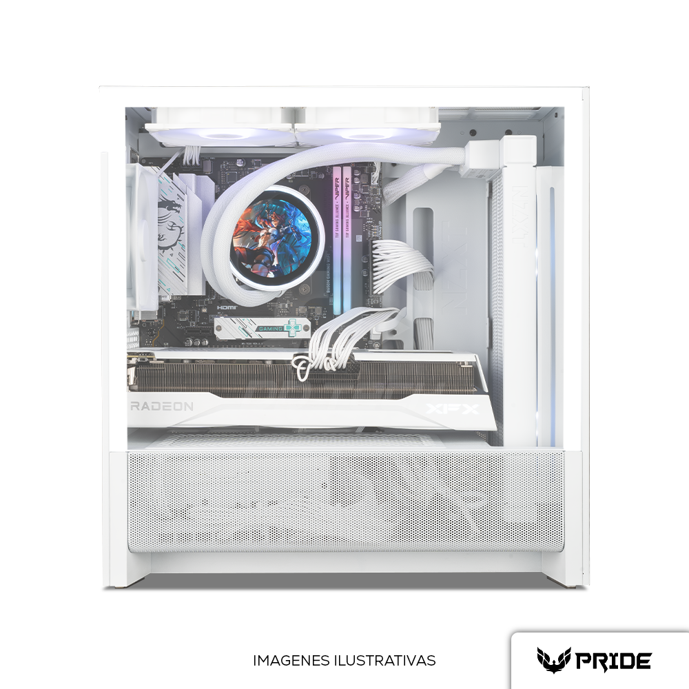 Computadora PRIDE GAMING NZXT H3 / AMD RYZEN 5 7600X / AMD Radeon RX ...