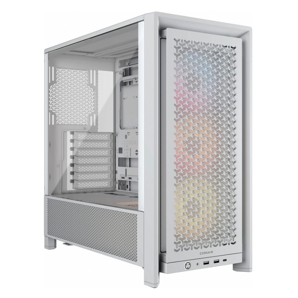 Gabinete Corsair FRAME 4000D RS ARGB / Midi-Tower, ATX/EATX/Micro-ATX/Mini-ITX / USB 3.0 / Sin ...