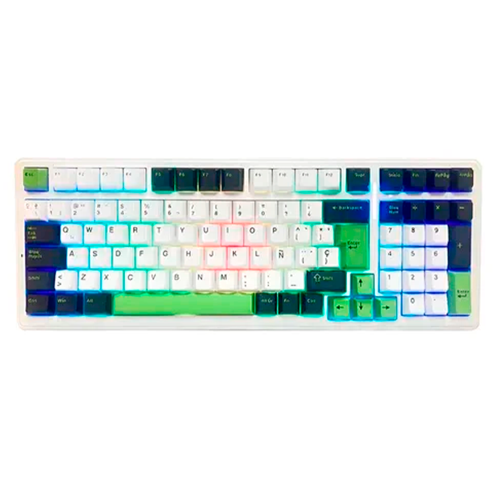Teclado Mecánico AULA F99 / Mecánico / Hot Swap / Inalámbrico / RGB ...