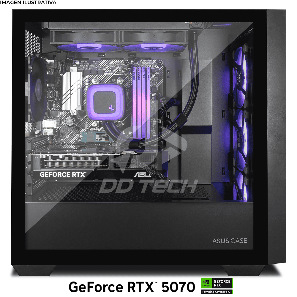 Computadora PRIDE GAMING PBA AGRA V3 / Ryzen 7 5700x / Nvidia GeForce ...