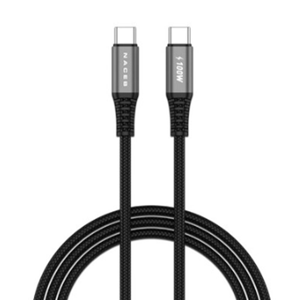 Naceb Cable USB-C Macho-USB-C Macho / 1 Metro / NA-0141 | DD Tech