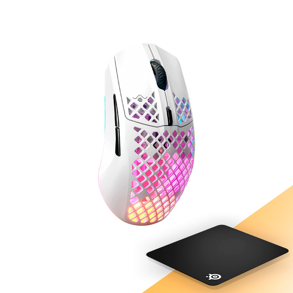Mouse Gamer SteelSeries Aerox 3 Wireless Snow / Inalámbrico / Sensor ...