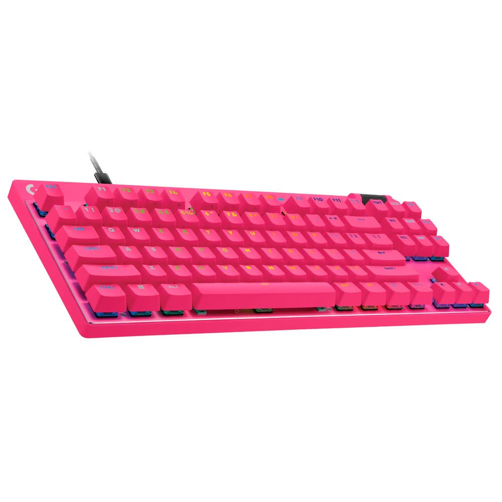 Teclado Mecánico Gamer Logitech PRO X TKL RAPID / Alámbrico / Inglés ...