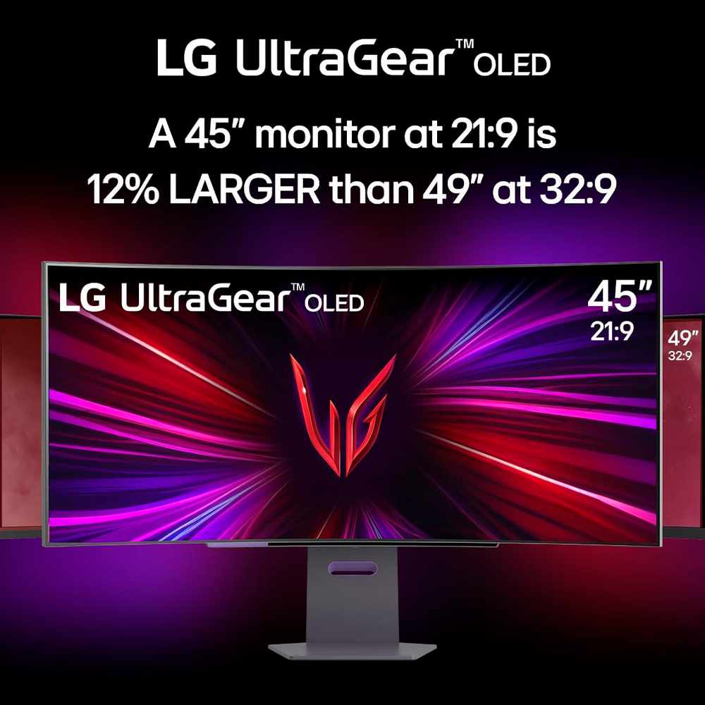 Monitor Gamer Curvo LG 45GS95QE Ultragear OLED /45” / 3440x1440 / WQHD ...