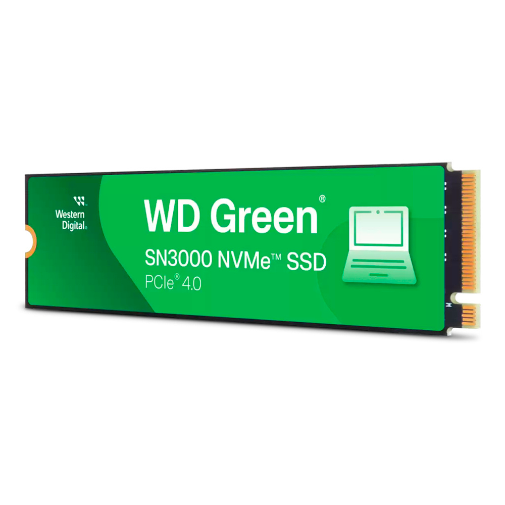 Unidad de Estado Sólido SSD WD Green SN3000 NVMe / 500GB / M.2 / 4100 ...