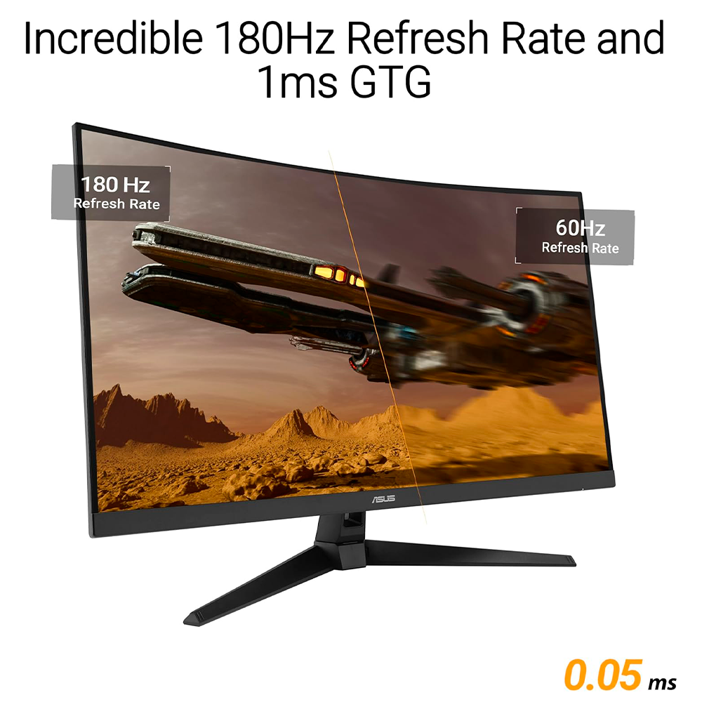 Monitor Gamer Curvo ASUS VG32WQ3B / LED / 31.5" / 2560x1440 / FreeSync / 180Hz / HDMI ...