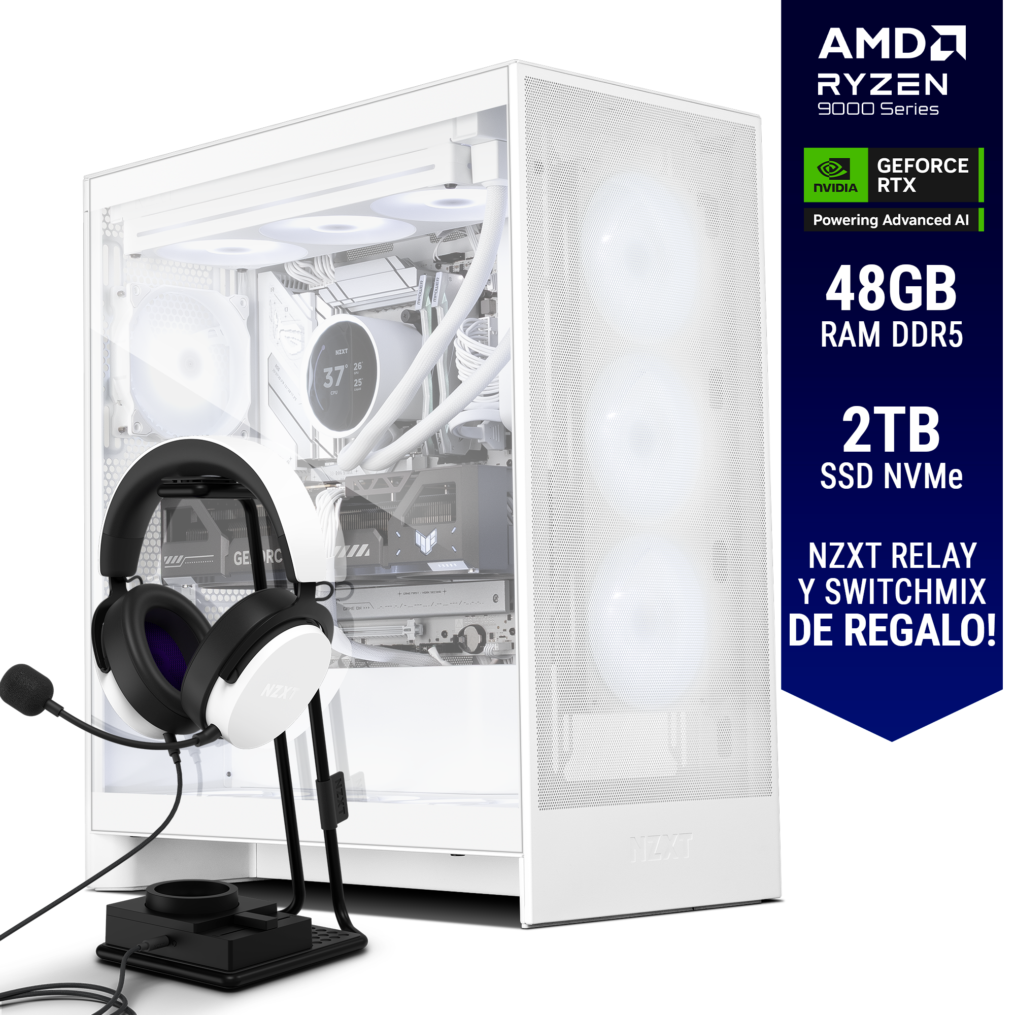 Computadora ULTIMATE PC INTERSTELLAR / NZXT EDITION / RTX 5080 16GB ...