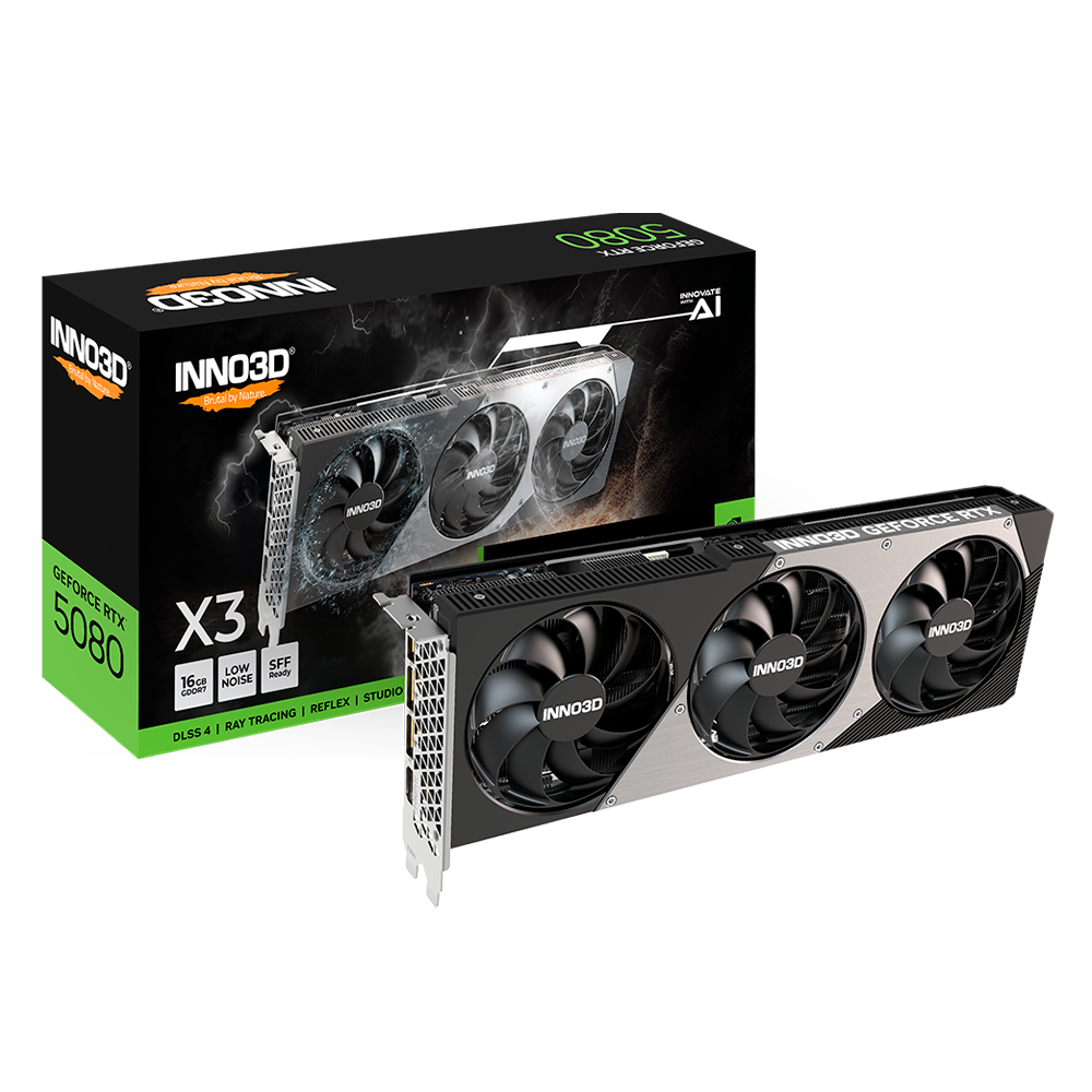 Tarjeta de Video INNO3D NVIDIA GeForce RTX 5080 X3 / 16GB GDDR7 ...