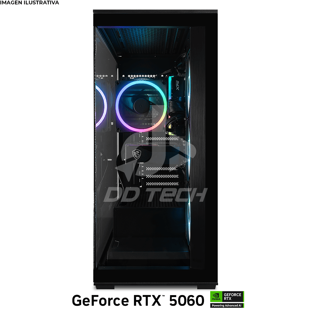 Computadora PRIDE GAMING BLACK LION V2 / AMD Ryzen 5 5500 / GeForce RTX ...
