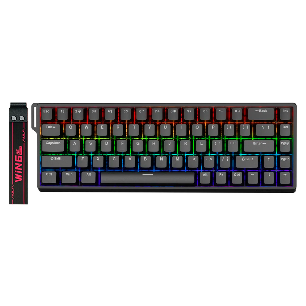 Teclado Mecánico AULA WIN68 HE / 60% / Interruptor Magnético Frecuencia ...