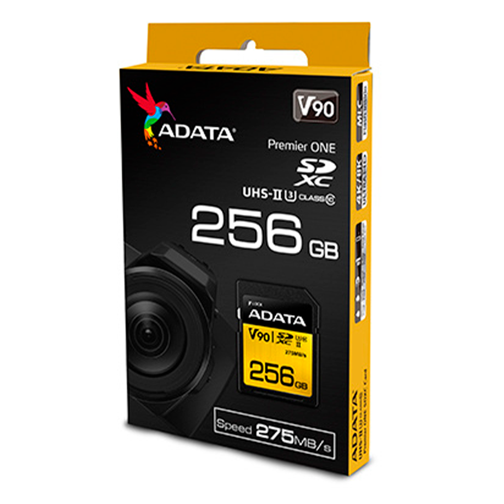 Memoria Flash Adata Premier ONE V90 / 256GB / SD UHS-II Clase 10 / ASDX256GUII3CL10-C | DD Tech