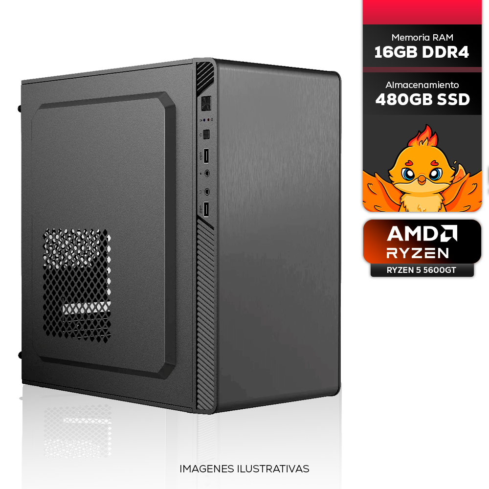 Computadora PRIDE MOTH / AMD RYZEN 5 5600GT / GRAFICOS INTEGRADOS ...
