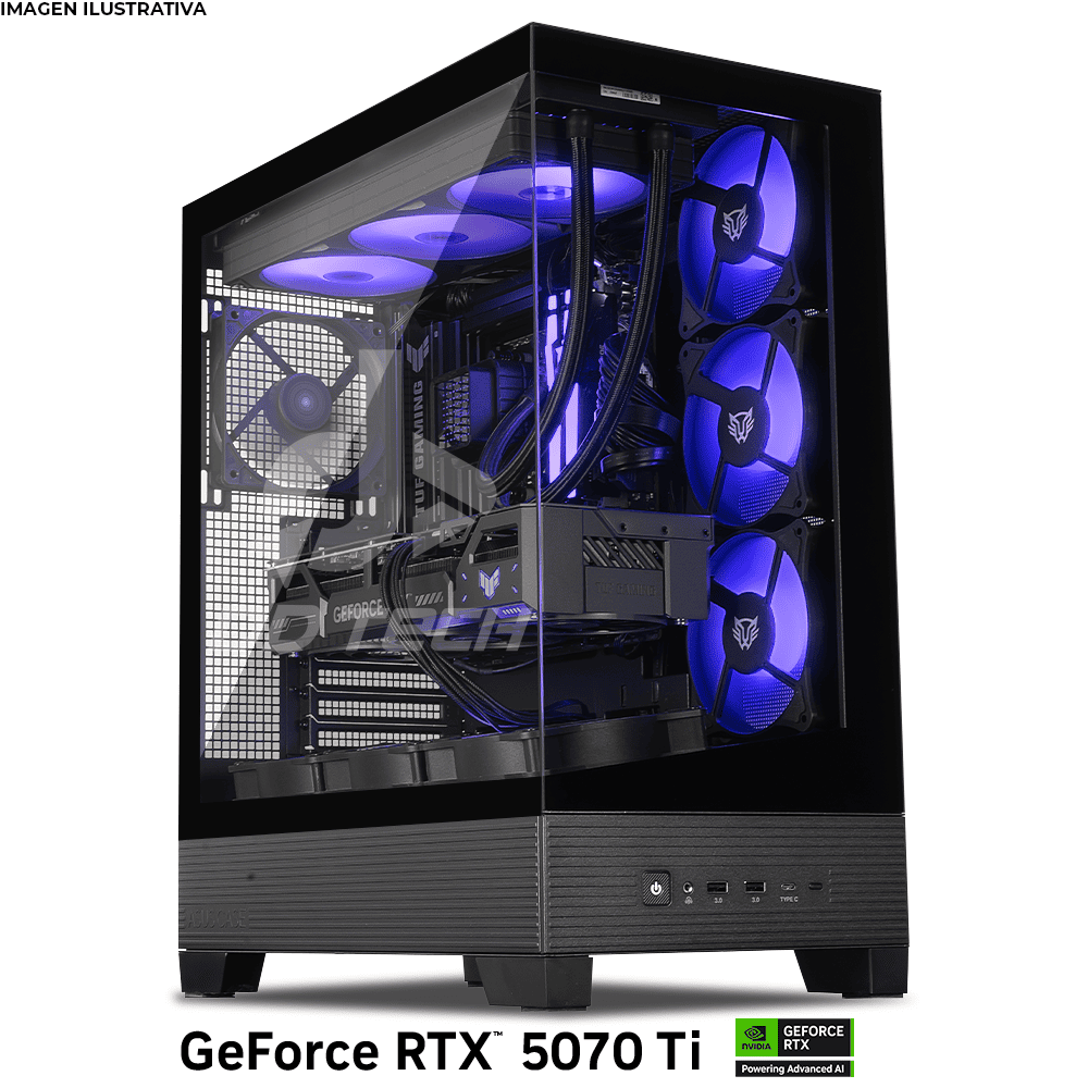Computadora PRIDE GAMING PBA RACCOON / NVIDIA GeForce RTX 5070 Ti / AMD ...