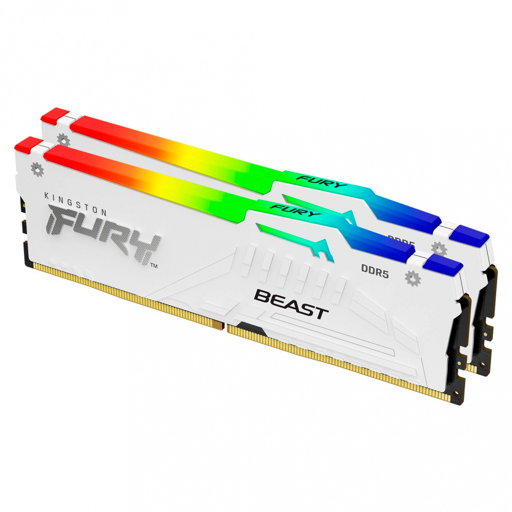 Kit Memoria RAM Kingston FURY BEAST RGB / DDR5 / 5600MHz / 64GB (2x32GB ...