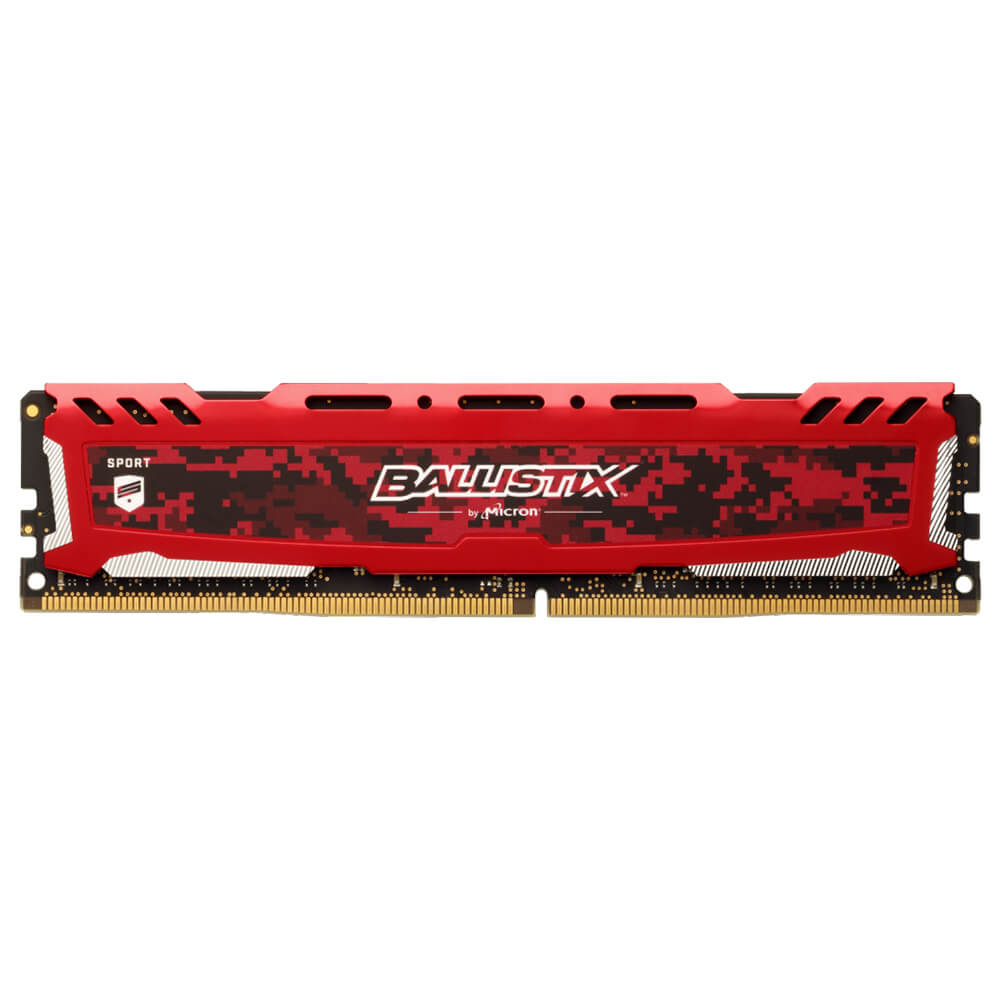 Memoria RAM DDR4 8GB 3000MHz Crucial Ballistix Sport LT 1x8GB Roja ...