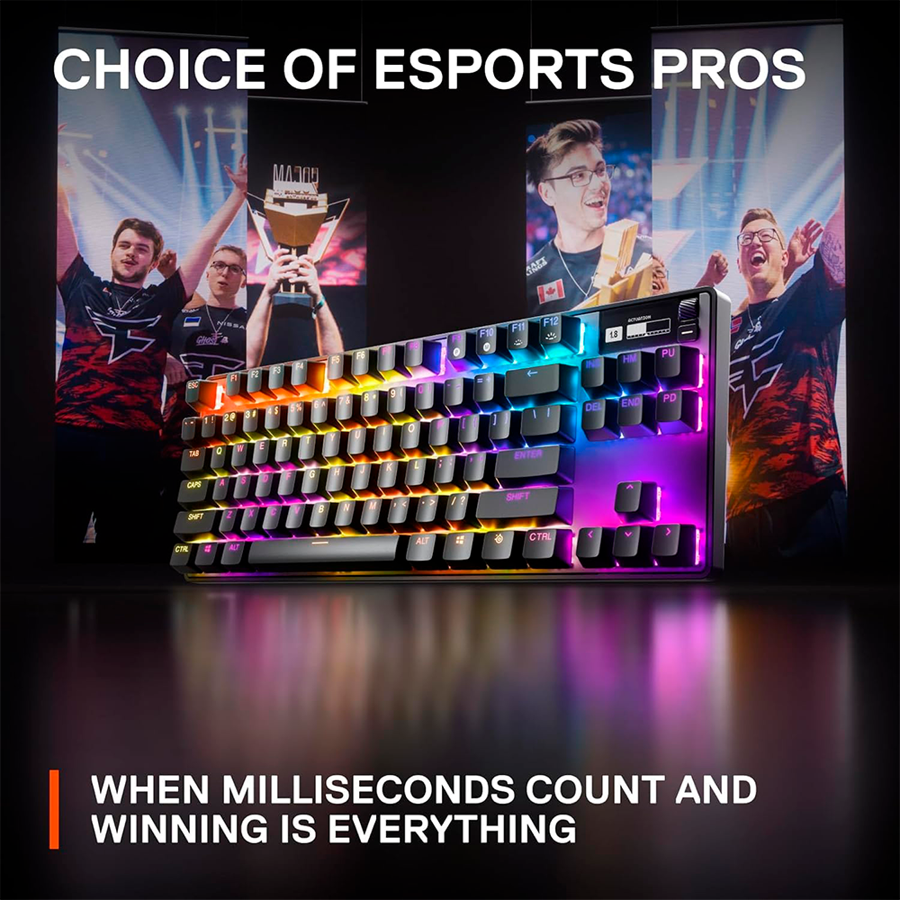 Teclado Gamer SteelSeries Apex PRO TKL Wireless / Iluminación RGB ...
