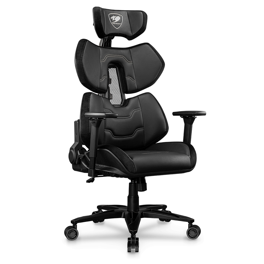 Silla Gamer Cougar Terminator Elite / Ergonómica / Cuero Sintético Hyper-Dura / Reposabrazos 4D ...