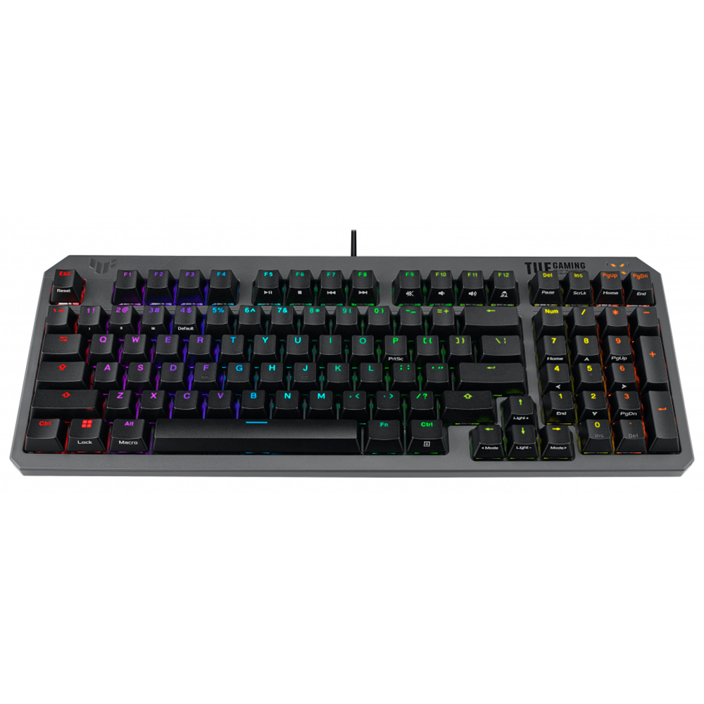 Teclado ASUS TUF Gaming K3 Gen II / Alámbrico / USB / Negro / Inglés ...