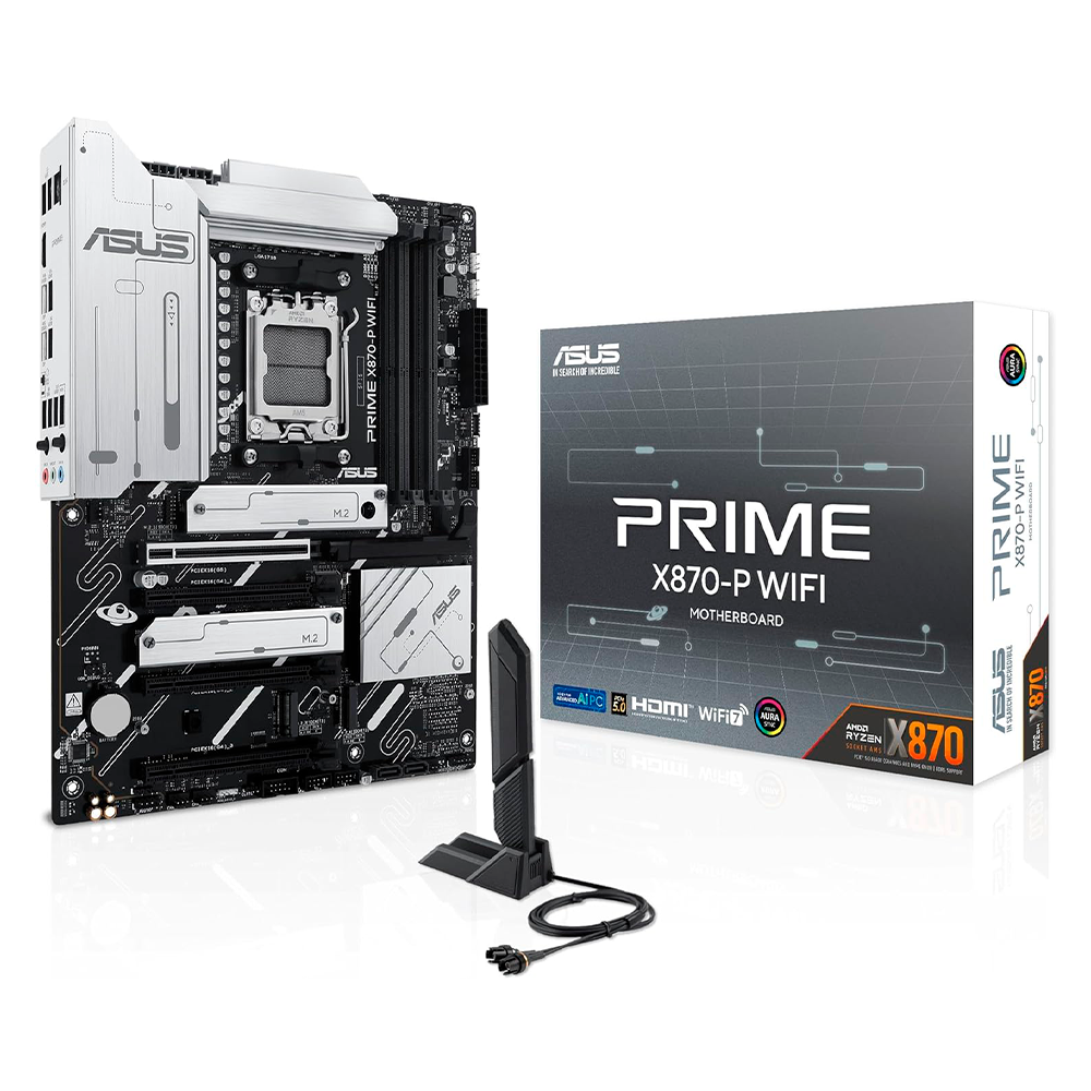 Tarjeta Madre ASUS PRIME X870-P WiFi / AM5 / ATX / DDR5 / PCIe 5.0 / Q ...
