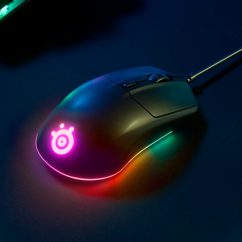 Mouse Gamer SteelSeries Rival 3 / Alámbrico / Sensor SteelSeries TrueMove Core / Óptico / Diseño ...