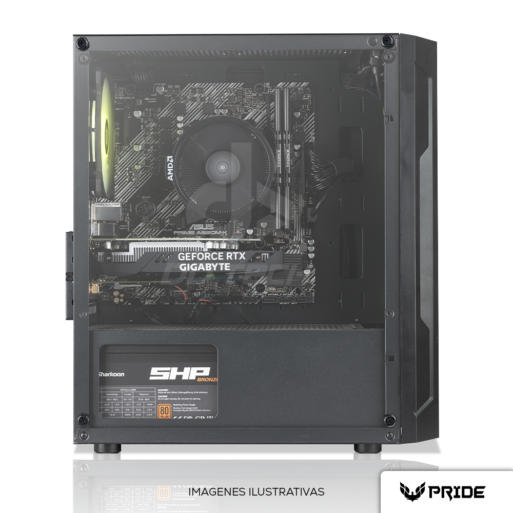 Computadora PRIDE GAMING SPIDER / NVIDIA GeForce RTX 3050 6GB / AMD ...