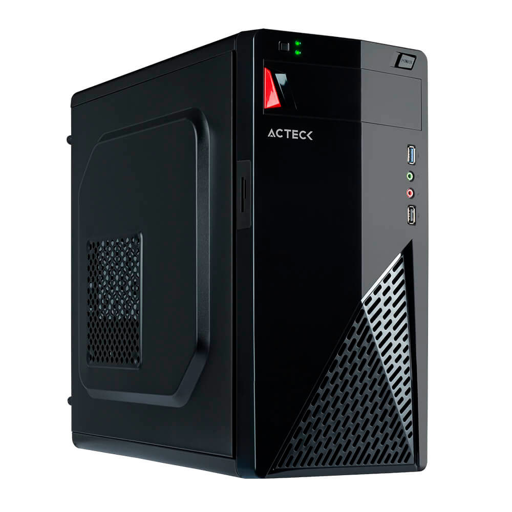 Gabinete Acteck LYNX AC-929035 Black Micro ATX Fuente 500W | DD Tech
