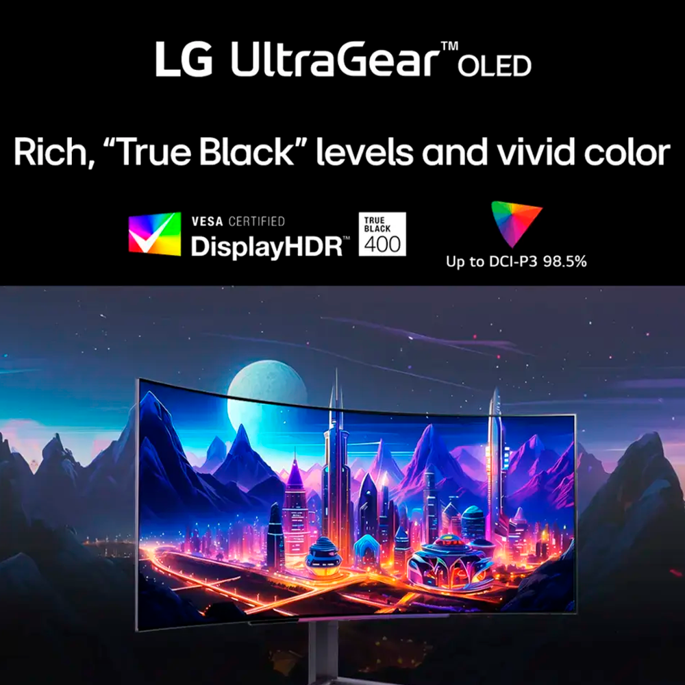 Monitor Gamer Curvo LG 45GS96QB-B OLED 45 / 3440x1440 / Ultra Wide Quad ...