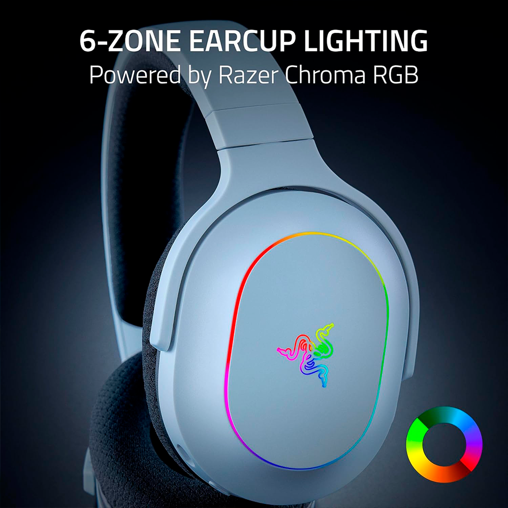 Diadema Gamer Razer Barracuda X Chroma / Inalámbricos / Multiplataforma / Con 6 Zonas Chroma RGB ...