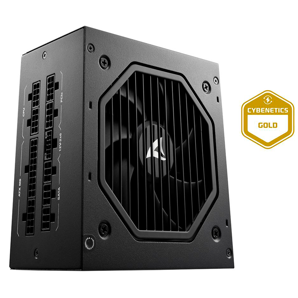 Fuente de Poder Sharkoon Rebel P20 850W / 80+ Gold / ATX 3.1 / 850W / Cybernetics Gold / REBEL ...