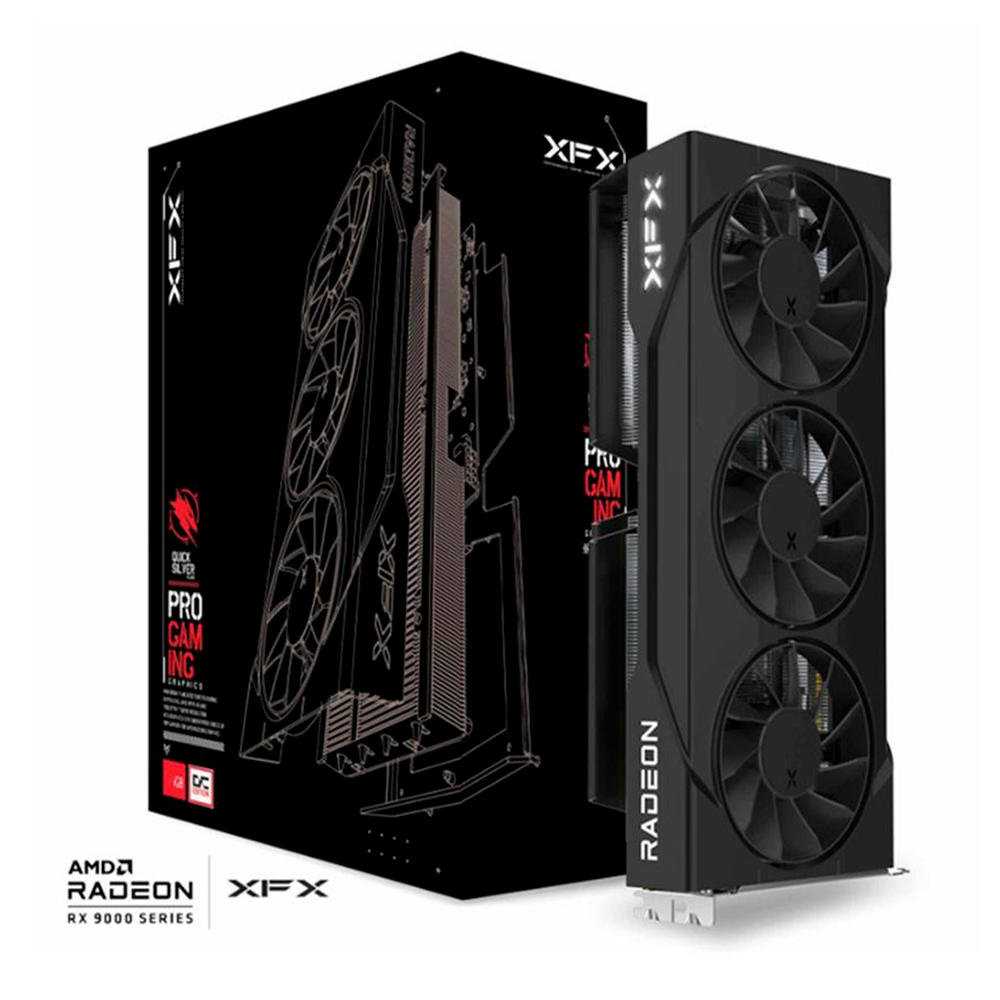 Tarjeta de Video XFX SWIFT RX 9060 XT OC GAMING / 16GB GDDR6 / 128-bit / DisplayPort / HDMI / RX ...