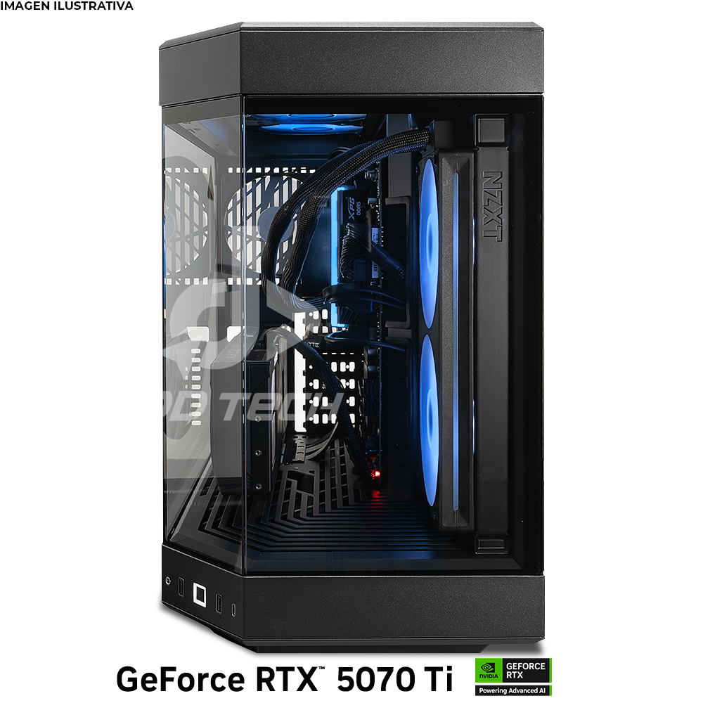 Computadora PRIDE GAMING CROW / RTX 5070 TI / AMD RYZEN 7 9700X / 32GB ...
