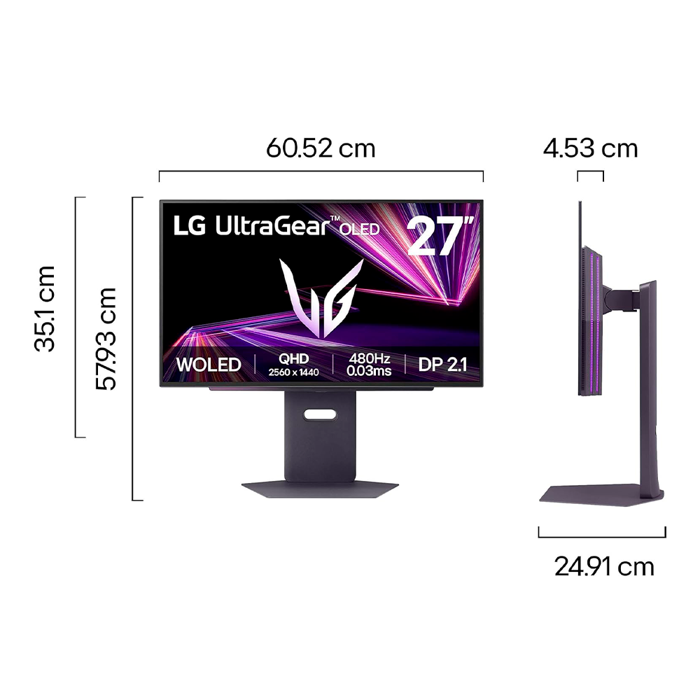 Monitor Gamer LG 27GX790A-B OLED / 27 / 2560x1440 / G-Sync/FreeSync ...
