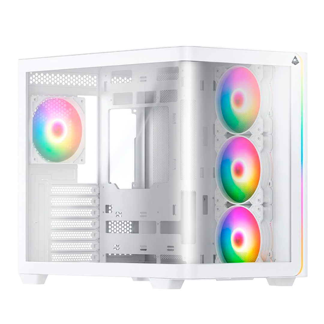Gabinete Munfrost Hirow / Cristal Full Curve Templado / ATX-Micro ATX ...