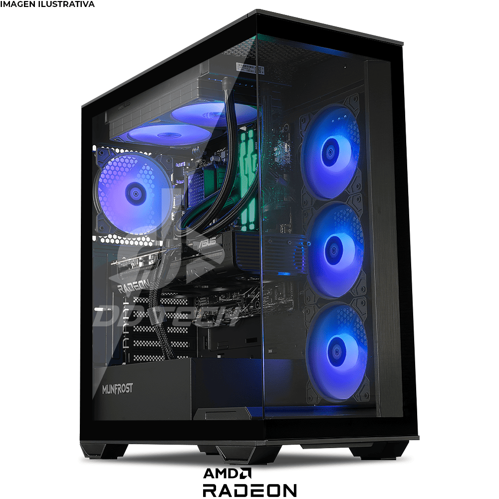 Computadora PRIDE GAMING PBA BEAVER / RADEON RX 9070 / AMD RYZEN 5 ...