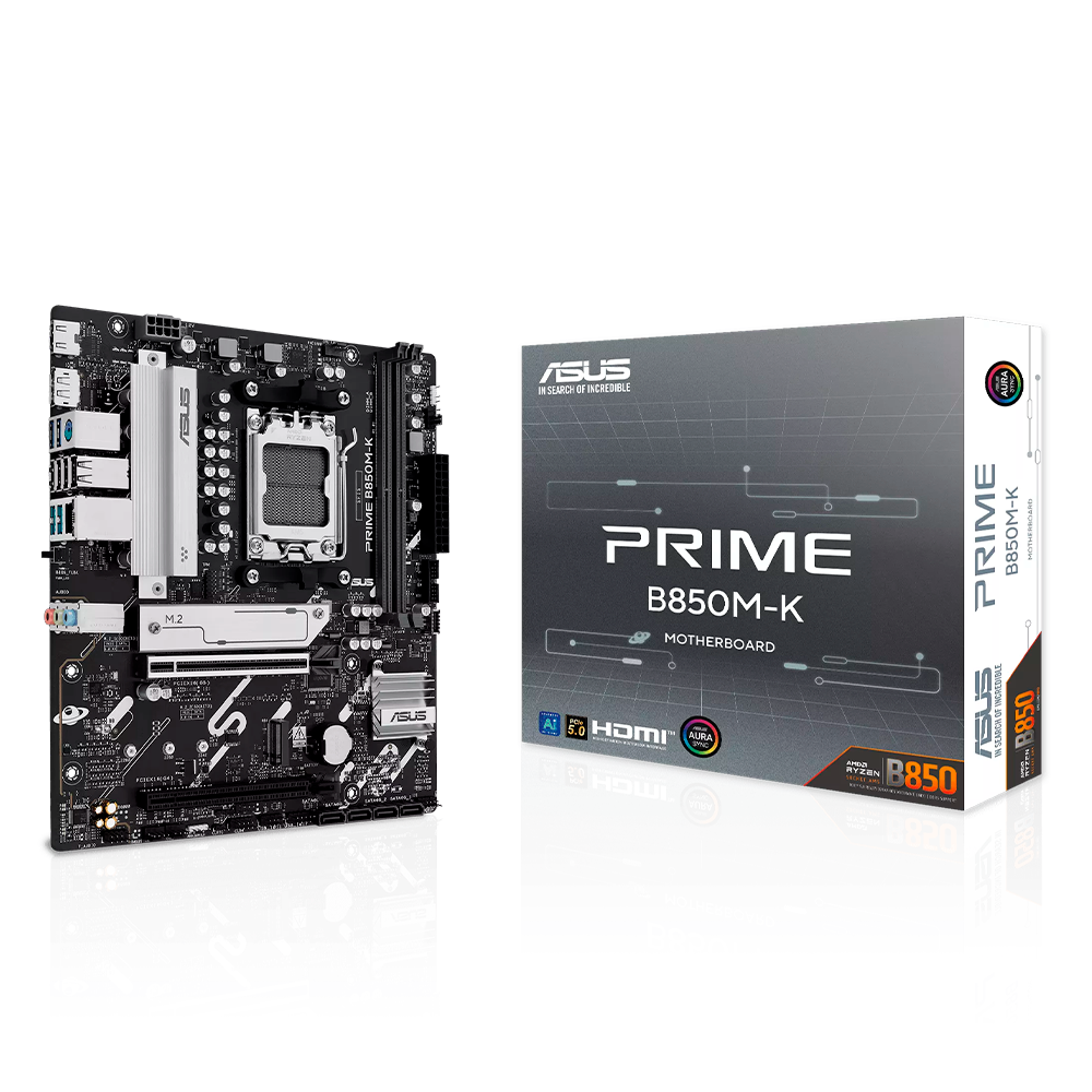 Tarjeta Madre ASUS PRIME B850M-K / Micro-ATX / AM5 / AMD B850 / Up to ...