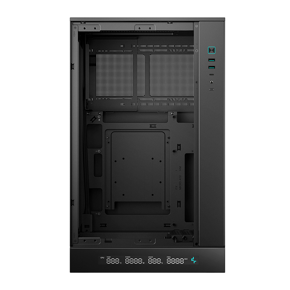 Gabinete DeepCool CH270 Digital / Mini-Tower, Micro-ATX/Mini-ITX / USB ...